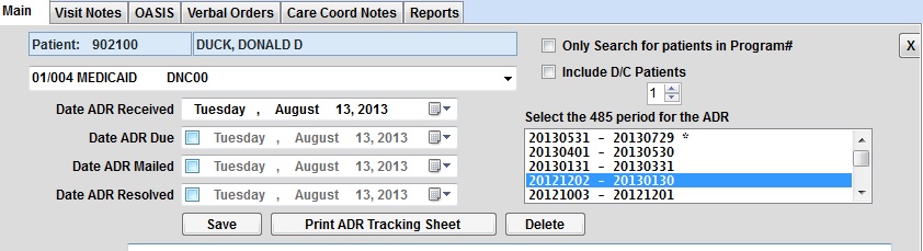 Additional Documentation Requests (ADR) Tracking (Additional Documentation Request, ADR, ADR ...